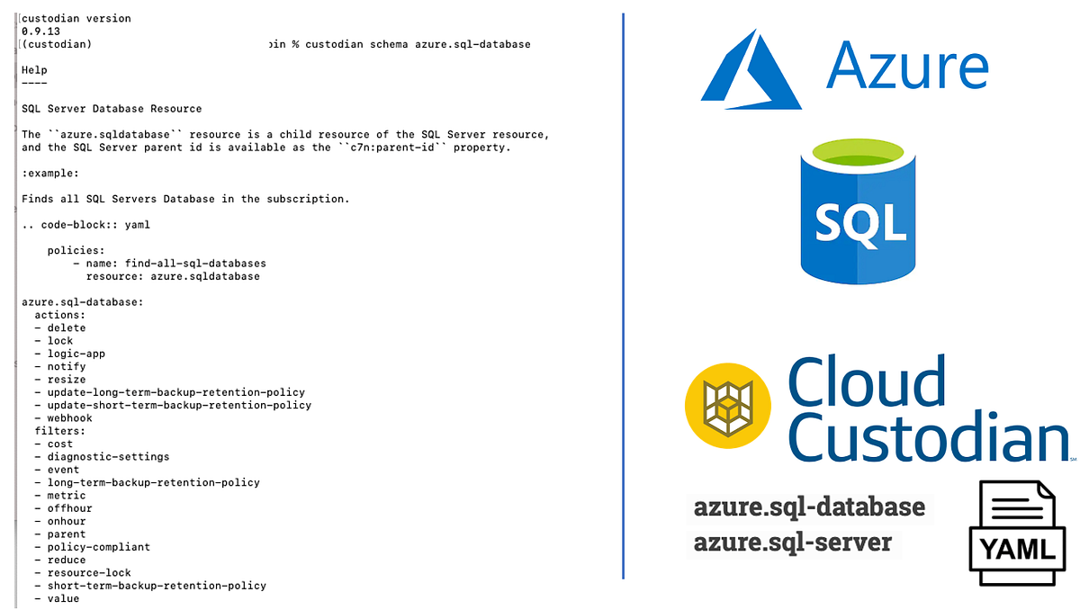 Azure- Cloud Custodian Policies for Azure SQL Database and SQL Server ...