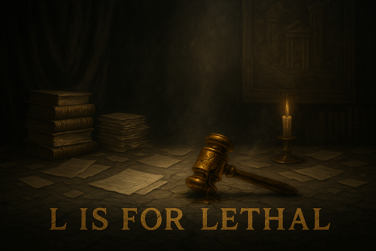 📖 DAY 12 — L IS FOR LETHAL. Sermon Without Mercy | by Michael D Culver | Jul, 2025 | Medium