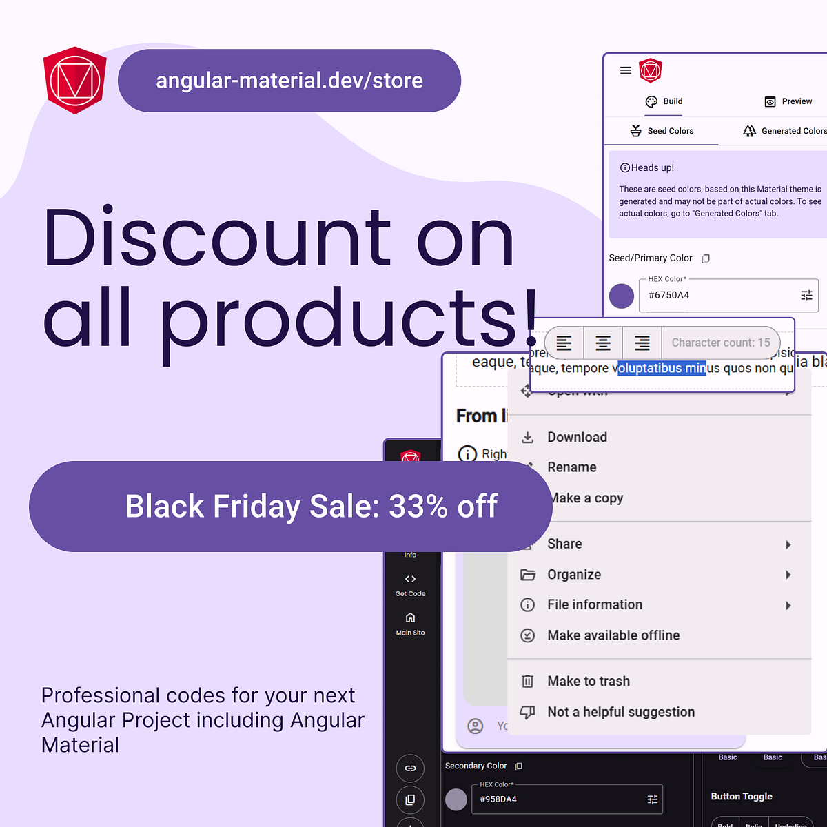 Black Friday Sale: Angular Material Dev - Dharmen Shah - Medium