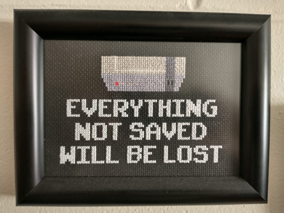 “Everything not saved will be lost.” | by Mike Shepard | Medium