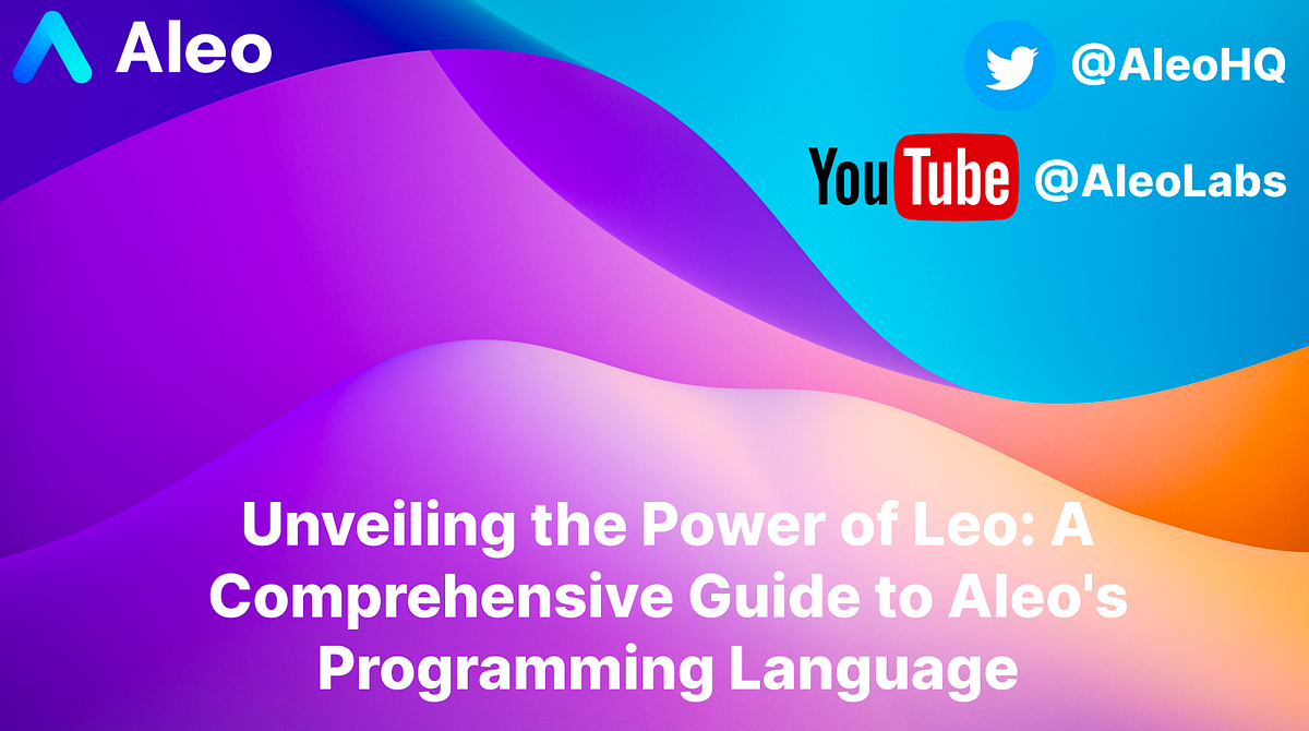 Unveiling the Power of Leo: A Comprehensive Guide to Aleo's Programming Language | by Yuli Kay ...