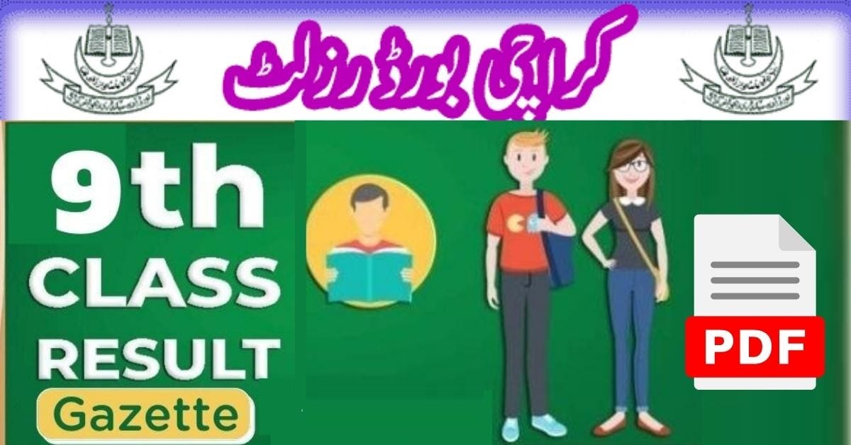 Bise Karachi Board 9TH Class Result Gazette 2022 Download | by ...
