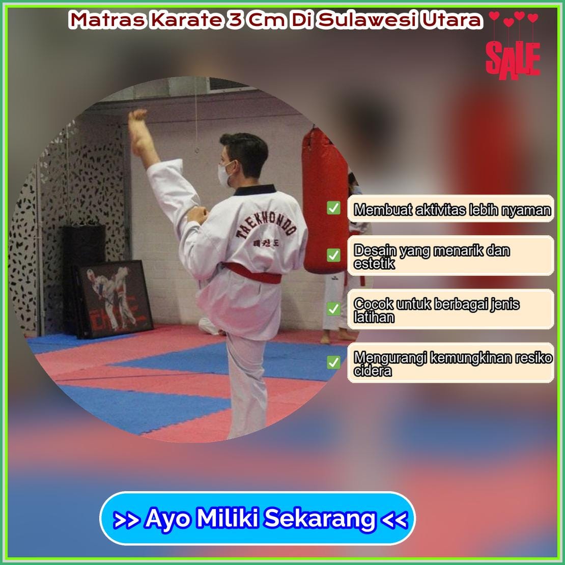 Matras Karate 3 Cm Di Sulawesi Utara - Harga Matras Olahraga Tebal - Medium