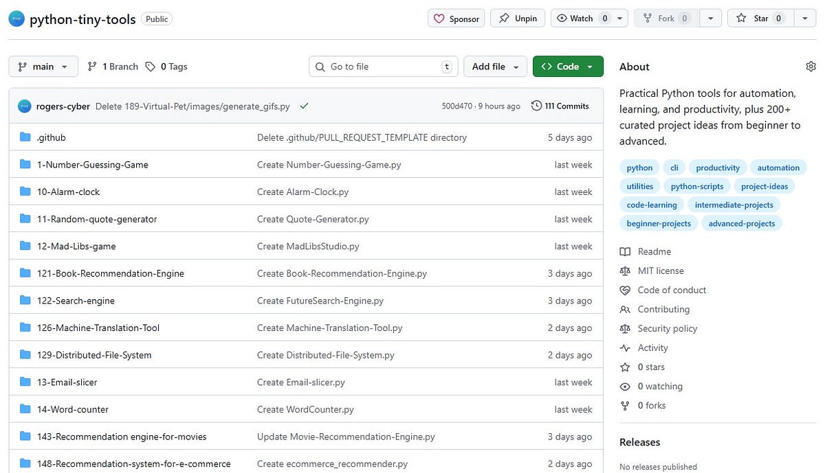 Python Tiny Tools: Automate Smarter, Learn Faster, and Build Real ...