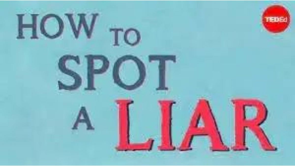 How to spot a liar. Spotting a liar can be difficult, but… | by Oruta ...