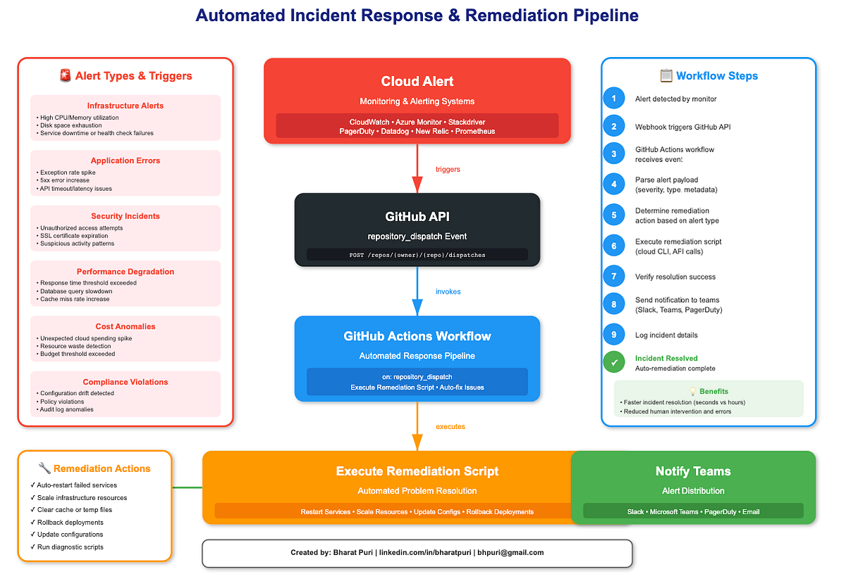 🚨 [GitHub Actions Series #33] GitHub Actions for Incident Management and Auto-Remediation ...