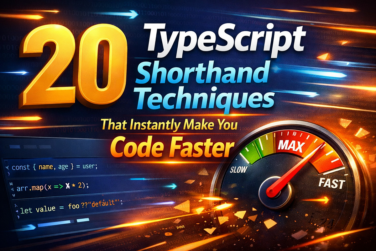 20 TypeScript Shorthand Techniques That Instantly Make You Code Faster ...