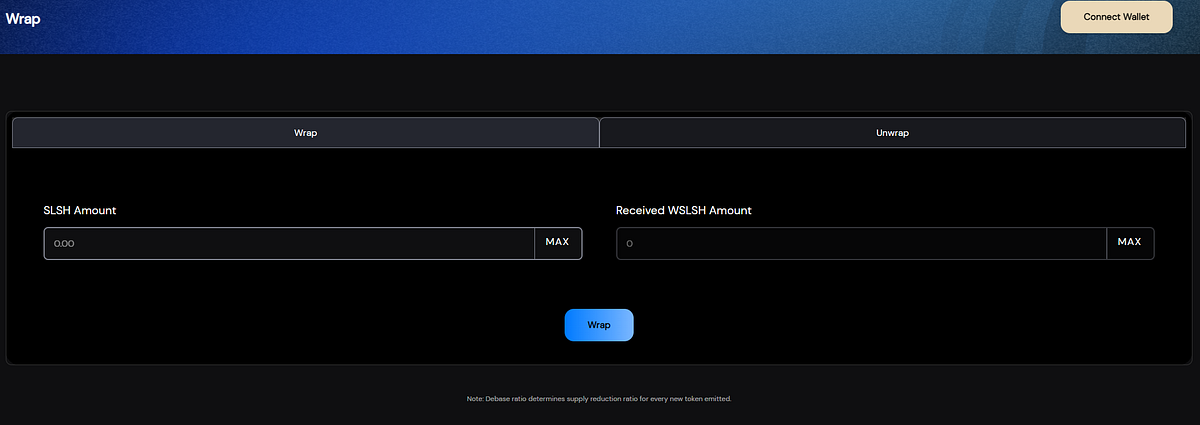 Introducing Wrapped SLSH (WSLSH). To increase the burn-wheel of $SLSH ...