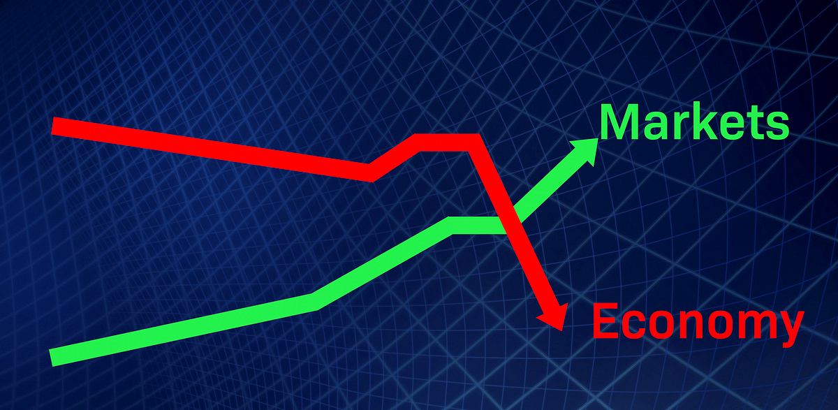 Why the market is going up even though the economy is tanking | by ...