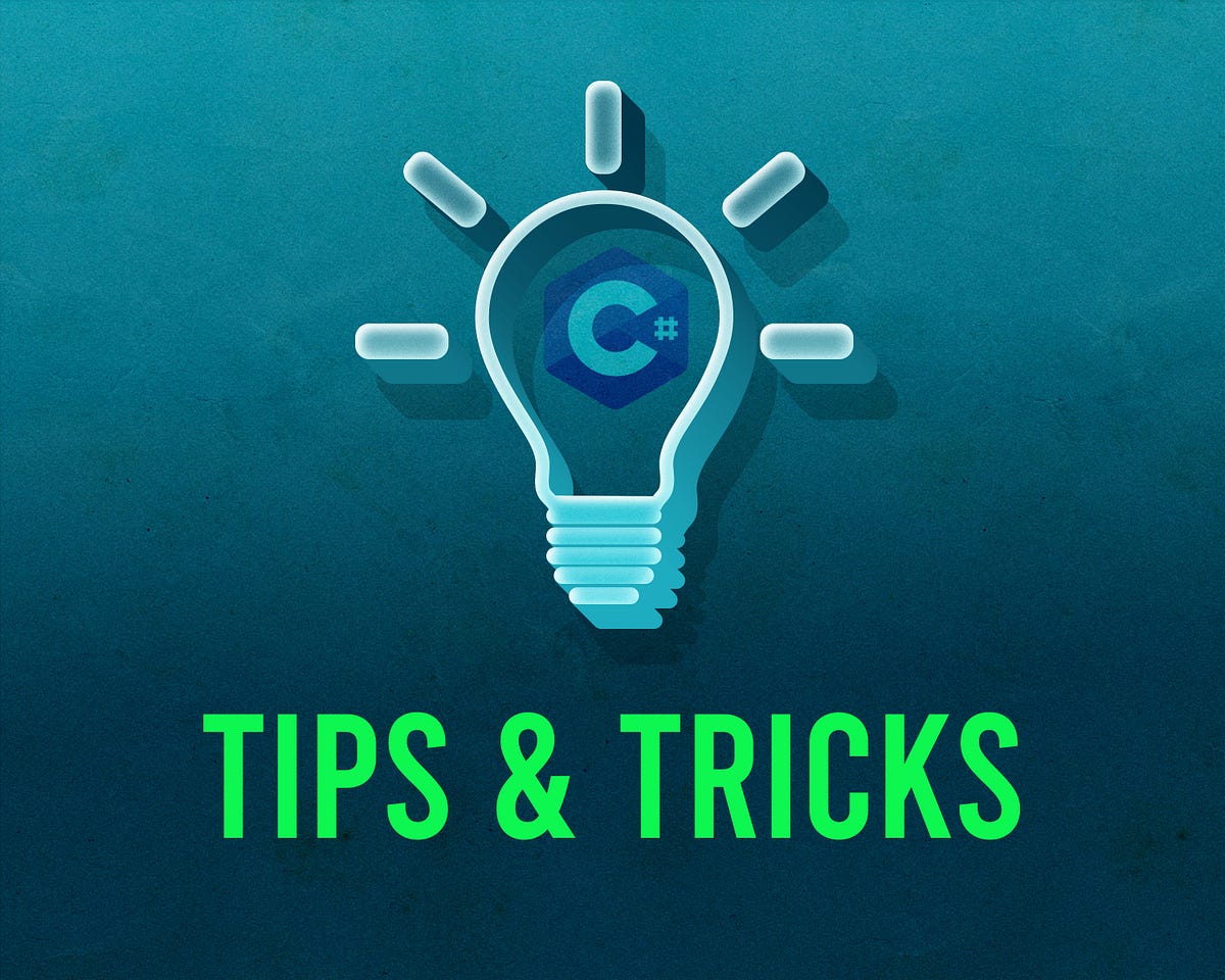 Top 5 C# And .NET Tips & Tricks. In this article, I share 5 C# and .NET ...