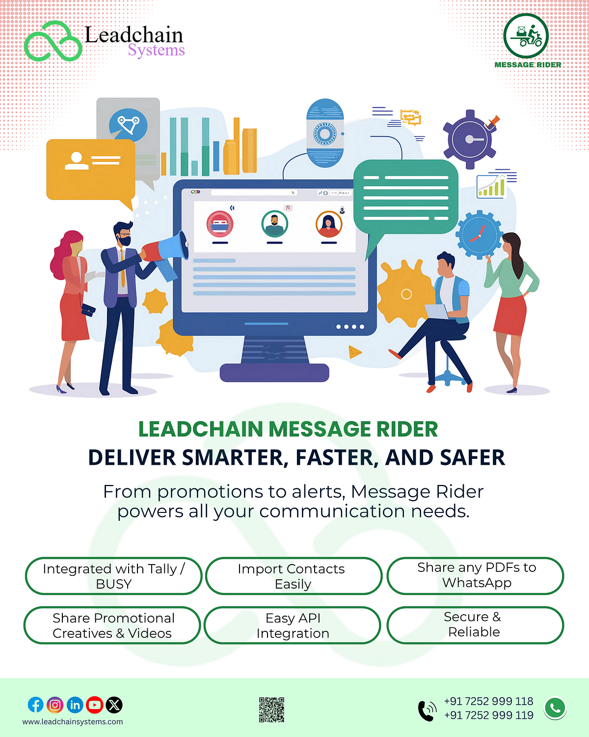 Leadchain Message Rider — Deliver Smarter Faster And Safer Leadchain Systems Medium