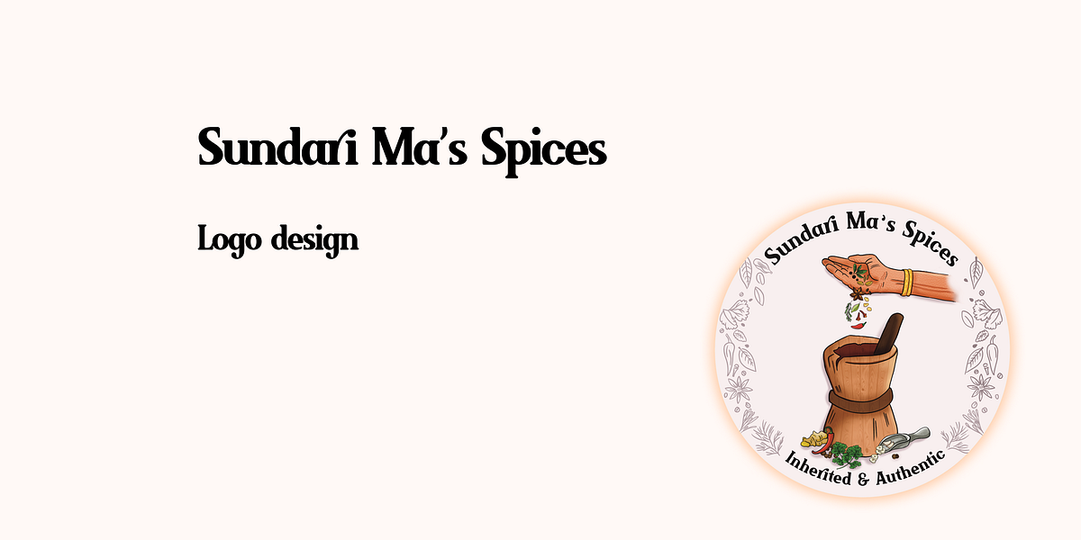 Spices that tell a Story. Designing a logo for Sundari Ma’s… | by ...