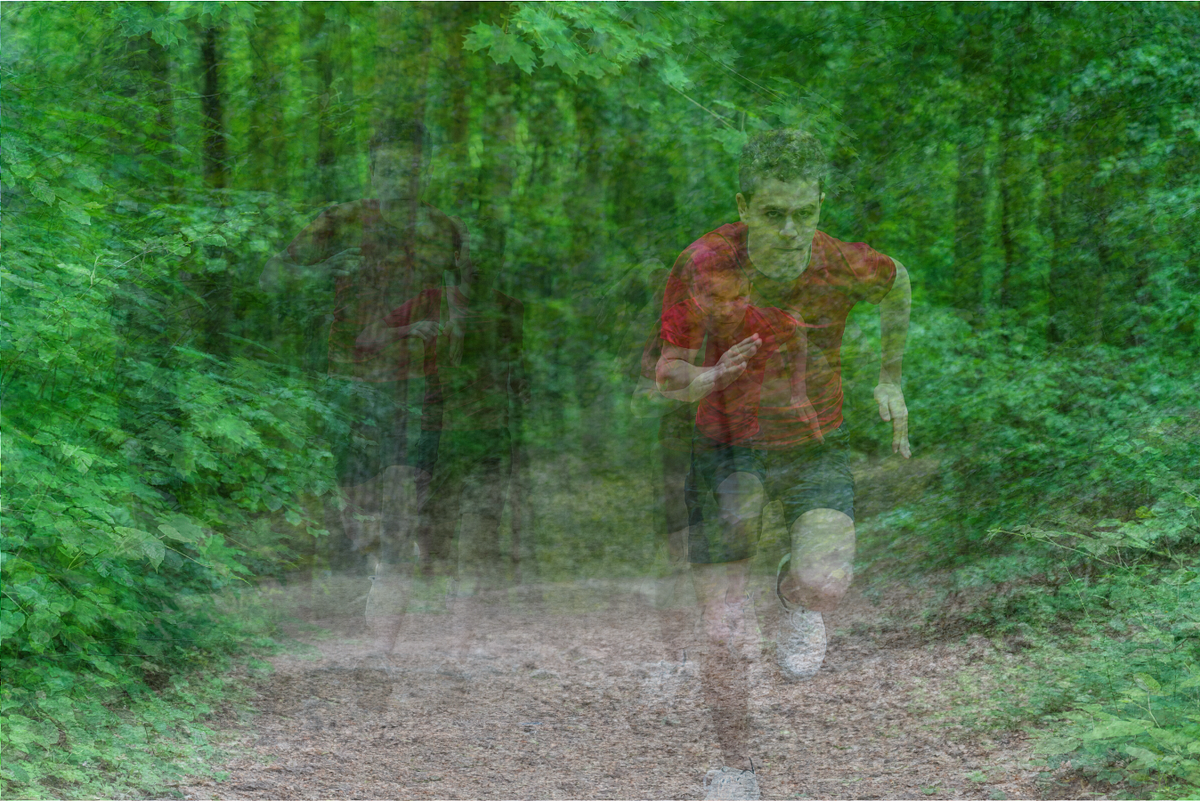 How to Run Like a Quantum Object. Running in superposition until forced ...