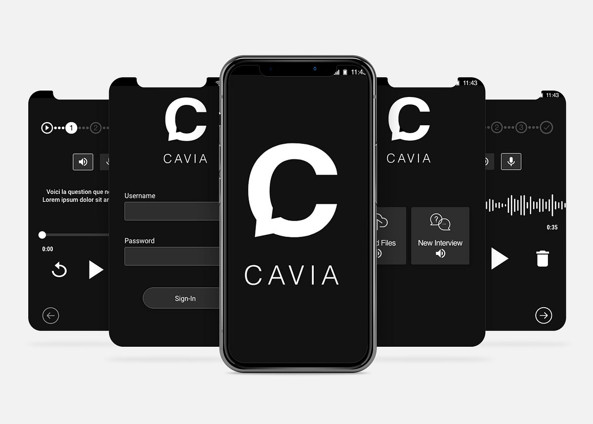 CAVIA. App design for evidence not hearsay | by Izzy Fraser | Medium