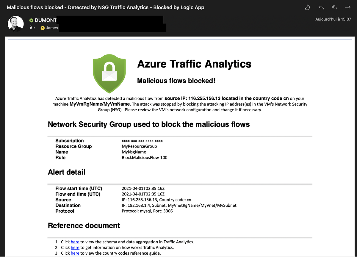 Automation to block malicious flows detected by Azure Traffic Analytics | by James Dumont le ...