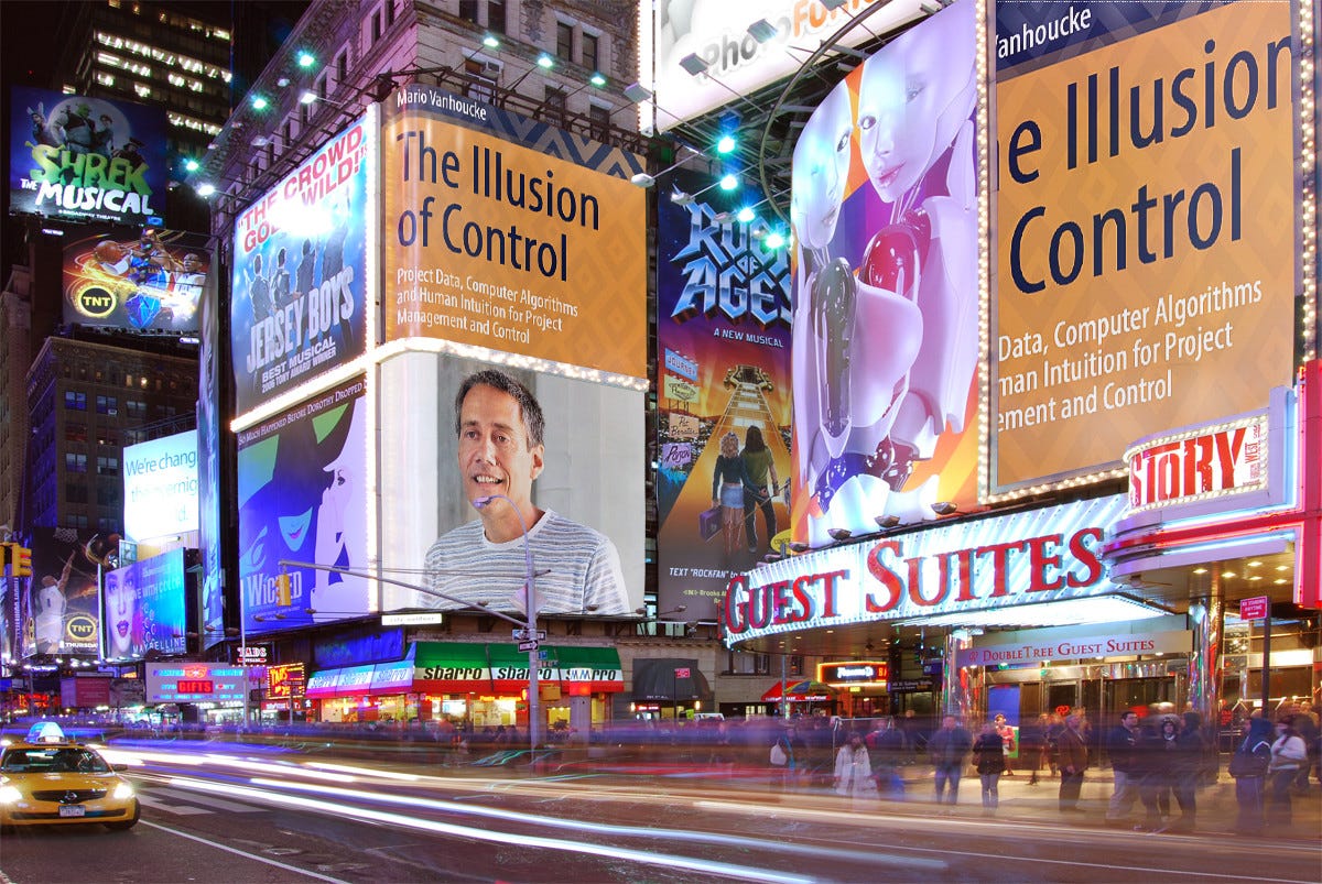 The illusion of control. Project data, computer algorithms and… | by Mario Vanhoucke | Medium