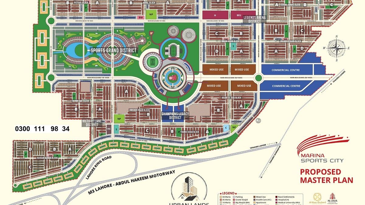 Marina Sports City Master Plan 2024 | Marina Sports City Map | by Zia ...