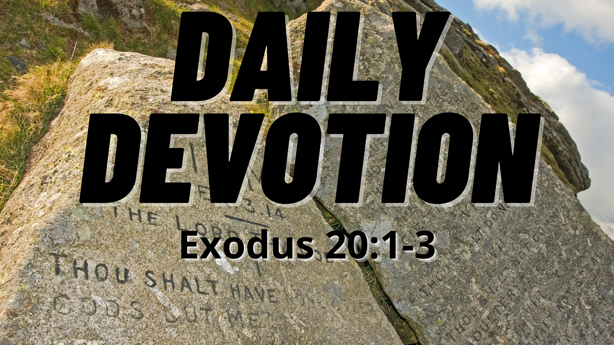 One God. Exodus 20:1–3 | by Rich Bitterman | Medium