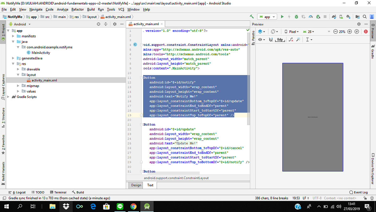 Android fundamentals 08.1: Notifications | by Auliya Shafa | Medium