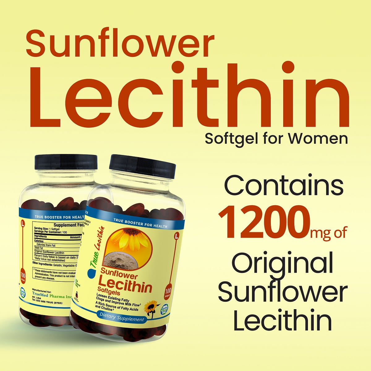 Sunflower Lecithin Soft gels — The Natural Solution for Breastfeeding ...