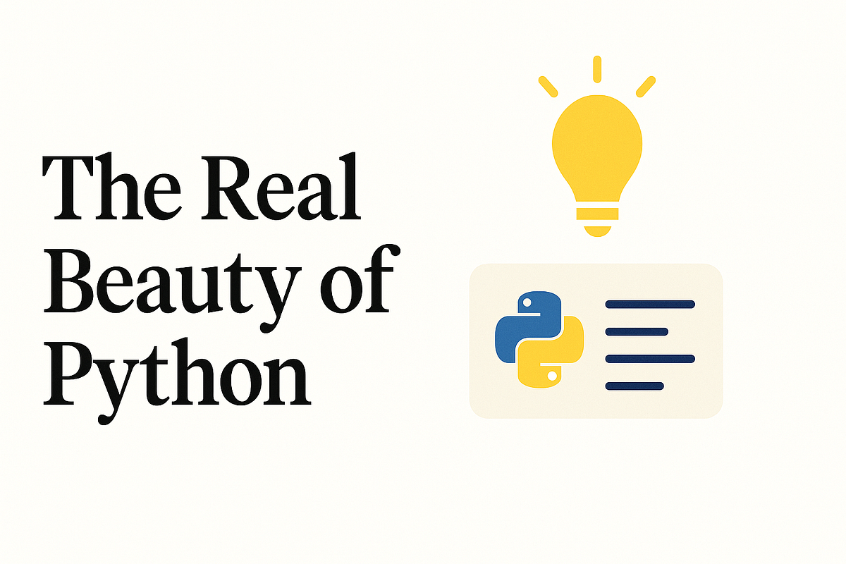 Everyone Talks About Python’s Simplicity — But This Is the Real Reason It’s Beautiful | by ...