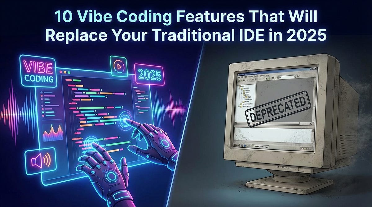 10 Vibe Coding Features That Will Replace Your Traditional IDE in 2025 | by Bill Xu | Dec, 2025 ...
