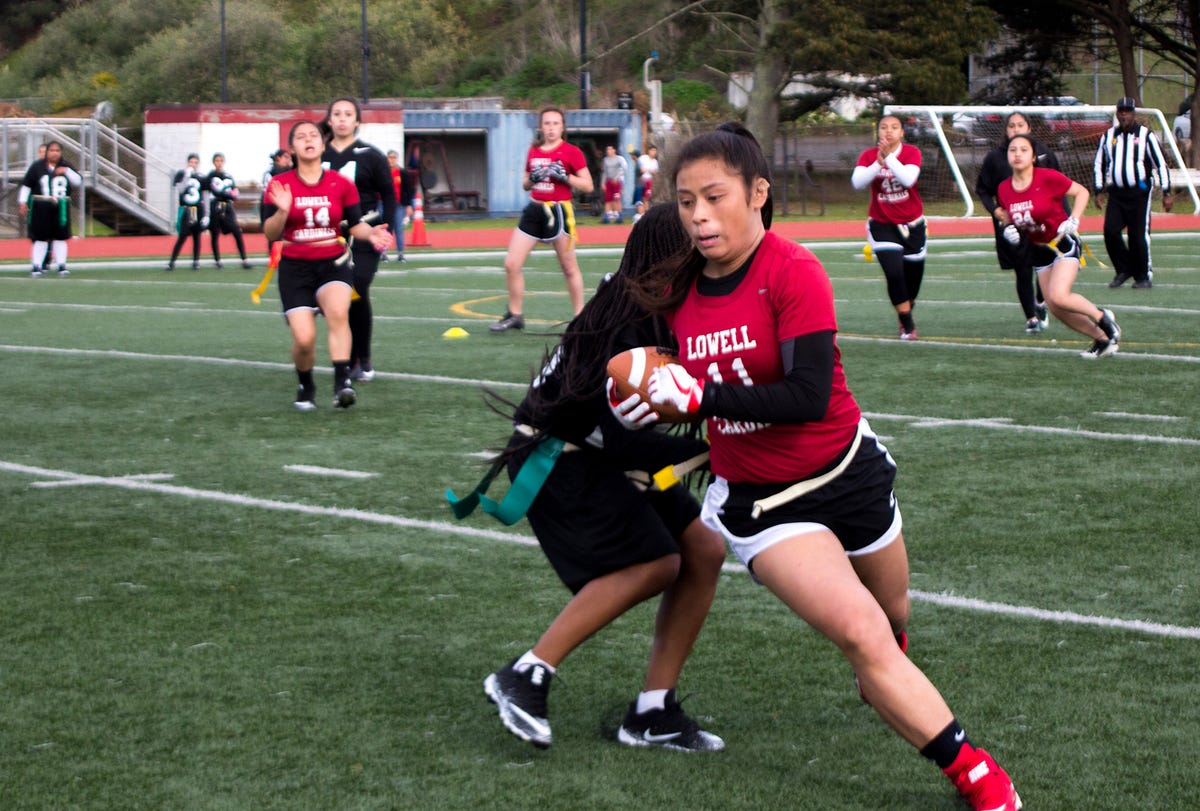 Girls flag football seize the Leadership Griffins 20–0 | by YOLANDA ...