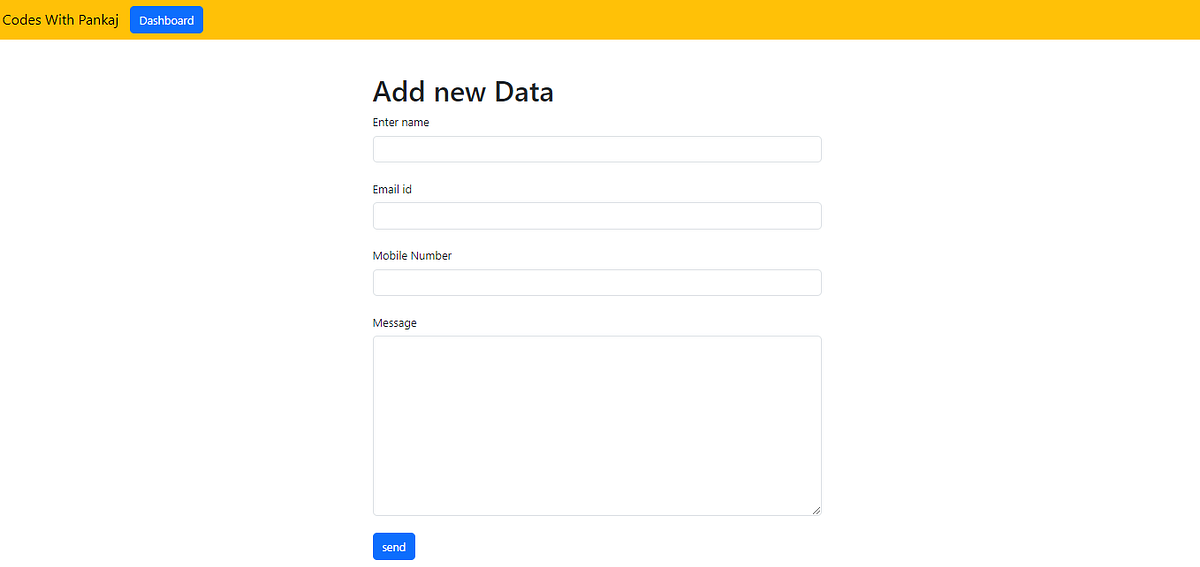 Django Crud Create Retrieve Update Delete Codes With Pankaj By Codes With Pankaj Medium