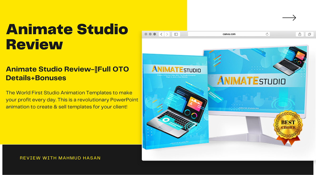 Animate Studio Review-Full OTO Details + Bonuses | by Mahmud Hasan56 | Medium