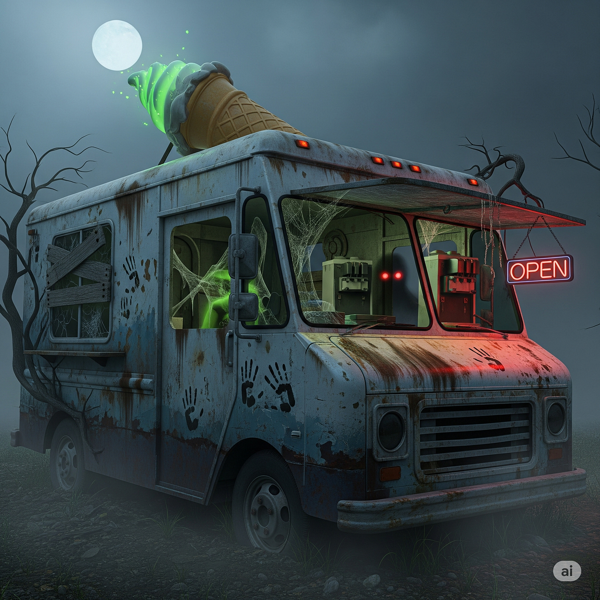 🎃 The Haunted Ice Cream Truck 🍦👻 | by Alaaashadow | Aug, 2025 | Medium