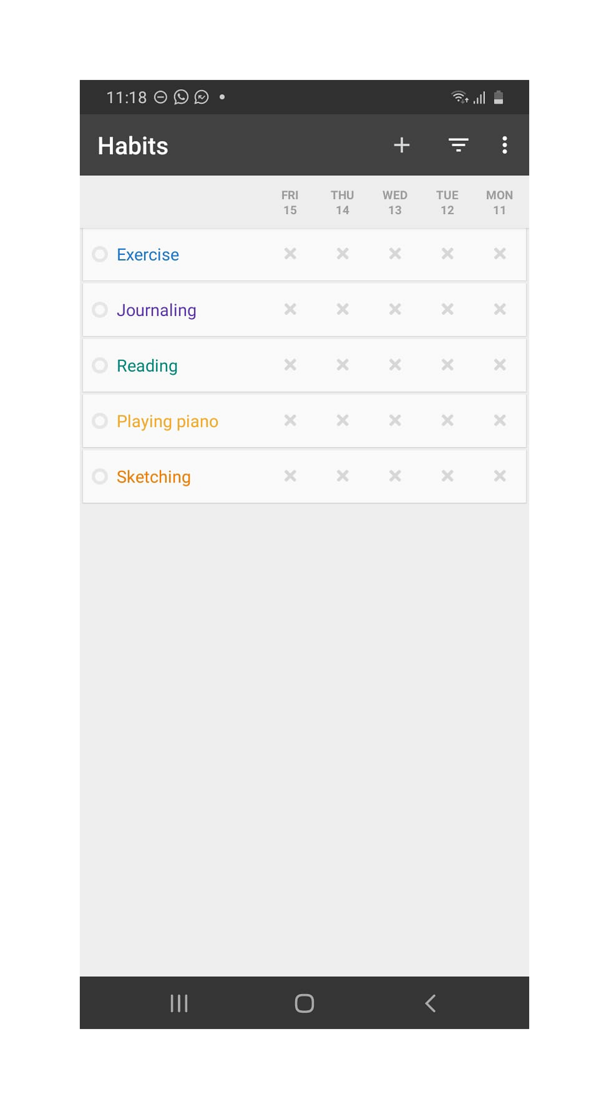 Redesign an App, Case Study #3. The “Habits” app needed a few UI tweaks ...