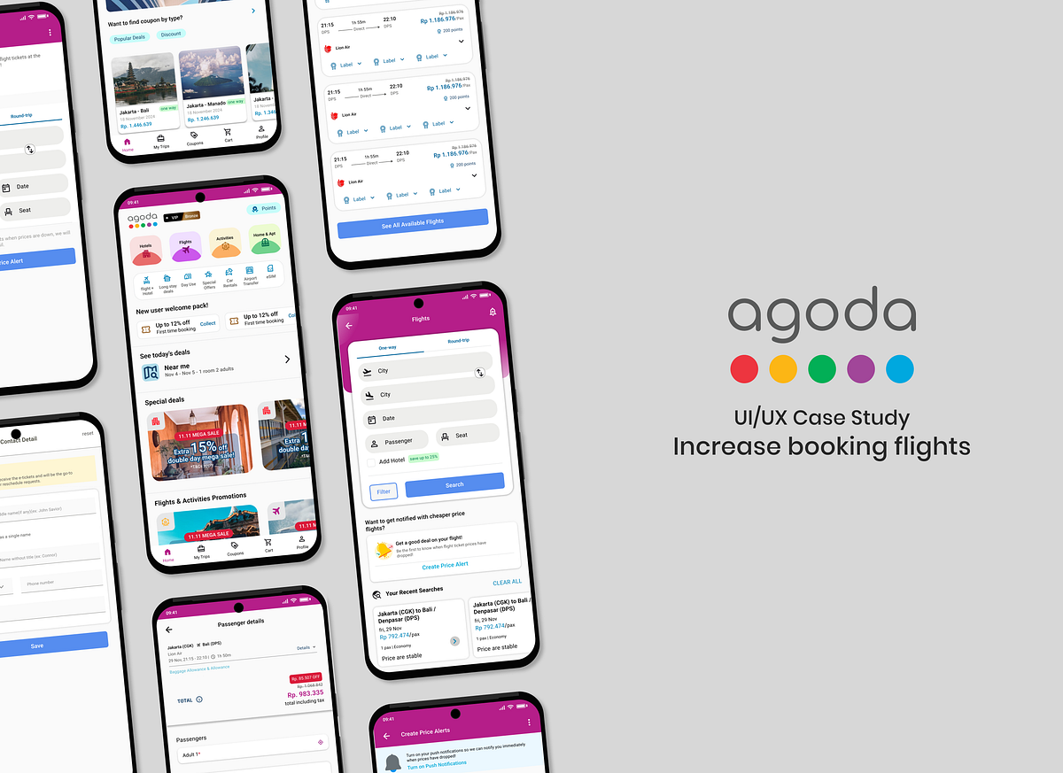 UI/UX Case Study: Increase booking flights in Agoda | by Junior D ...