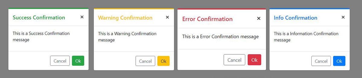 How to create a reusable confirmation Modal component in Angular | by Lakshitha Perera | Medium