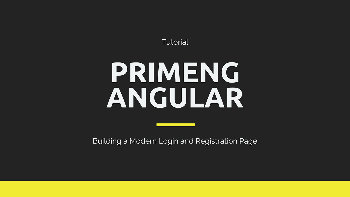 Modern Login & Registration with Angular | JavaScript in Plain English