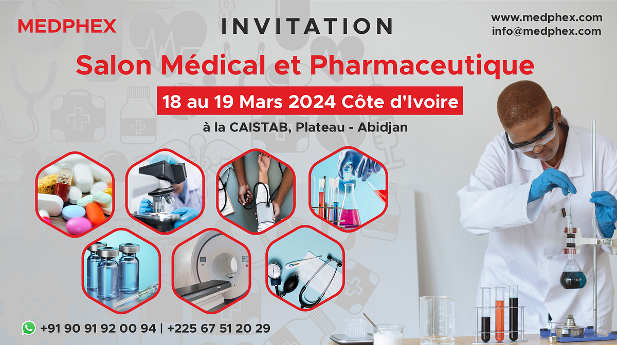 Invitation to MedPhex — Medical & Pharma Expo Cote D’Ivoire, 18–19 Mar ...