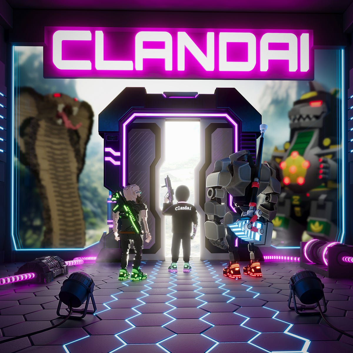 CLANDAI🚀 This is a metaverse, within which various metaworlds will be ...