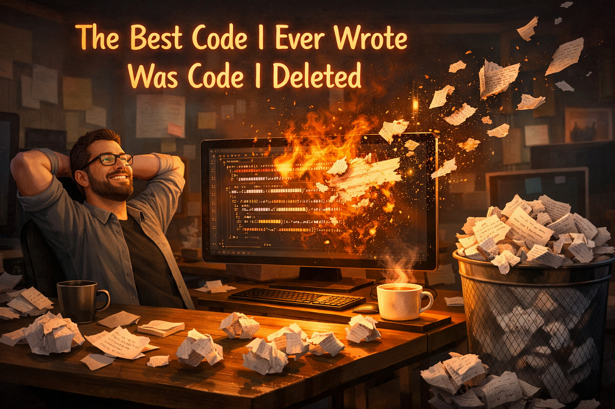 The Best Code I Ever Wrote Was Code I Deleted | by Backend Engineer By ...