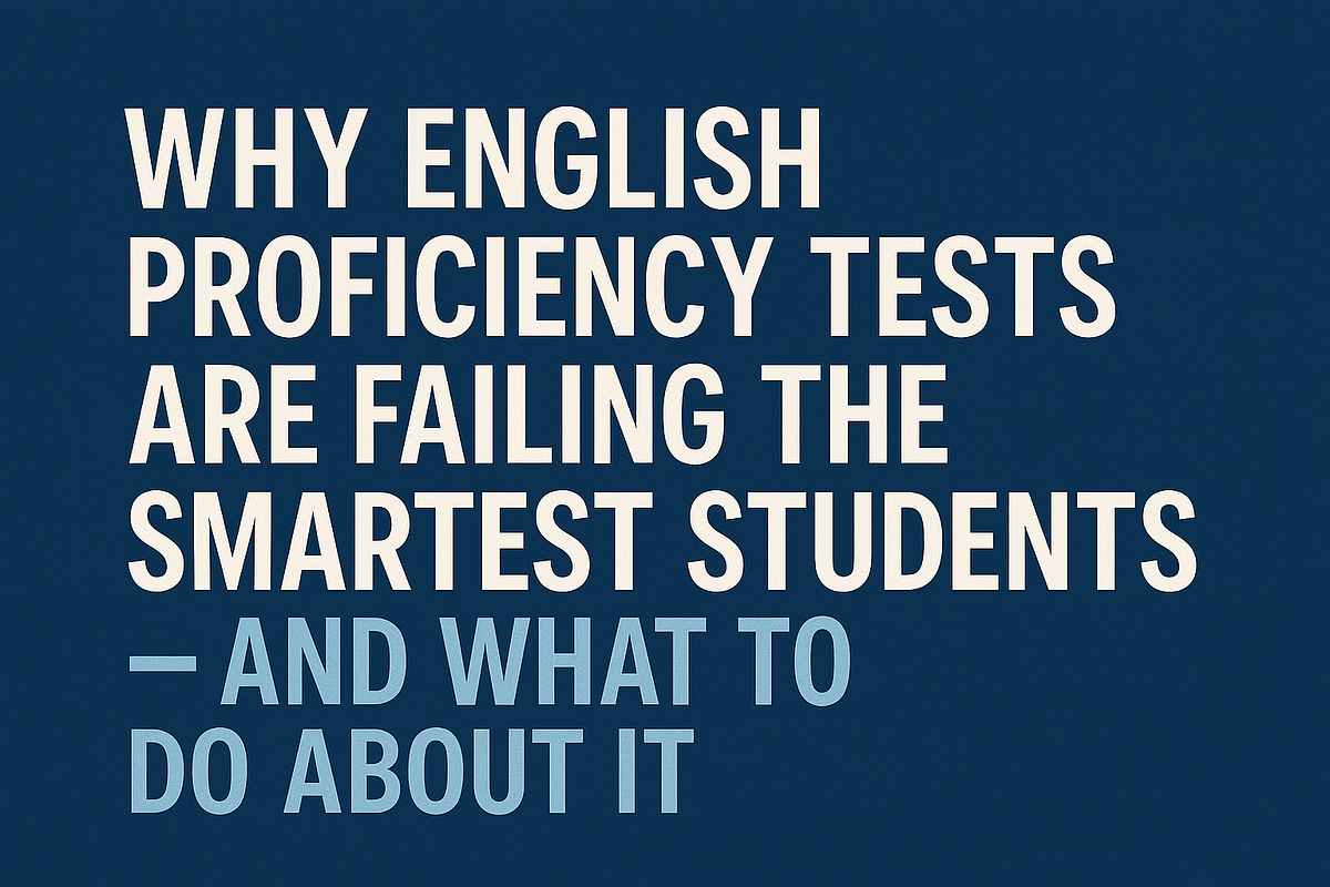 Why English Proficiency Tests Are Failing the Smartest Students — and ...