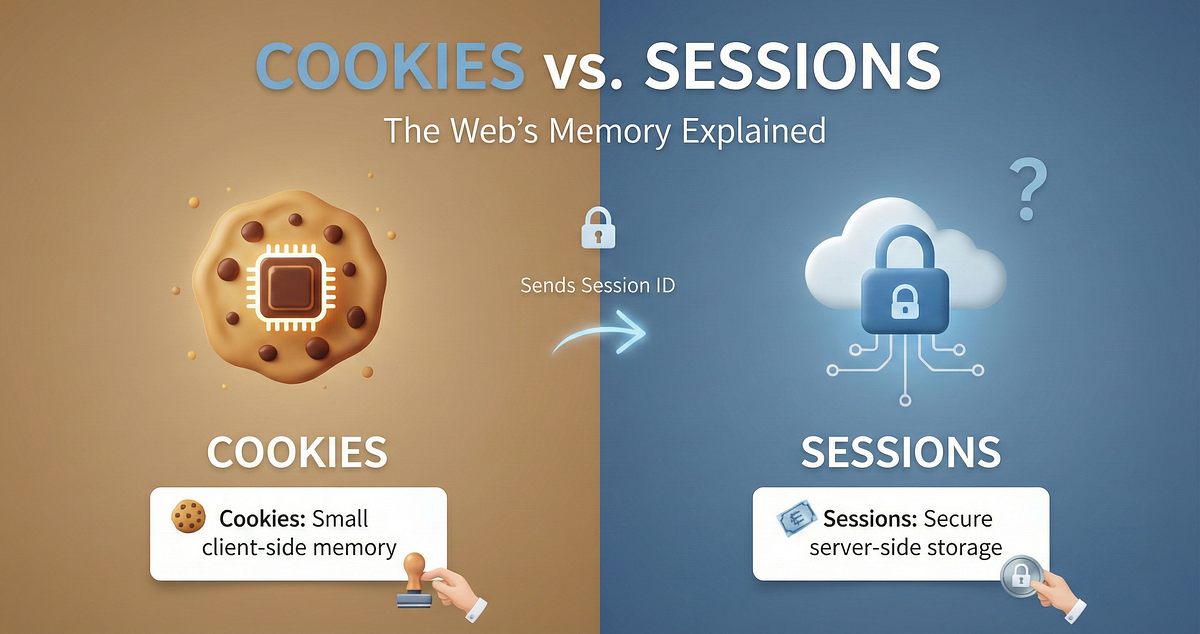 Cookies vs. Sessions: Understanding State Management in Web Development ...