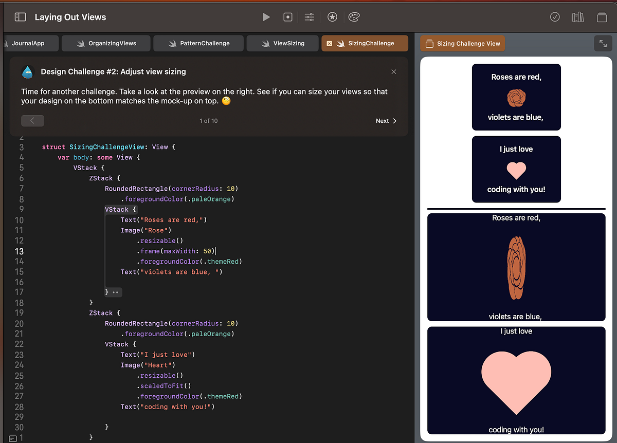 浪漫的 Apple Swiftui 教材 — Roses Are Red 彼得潘的 Swift Ios App 開發教室 Medium 5553