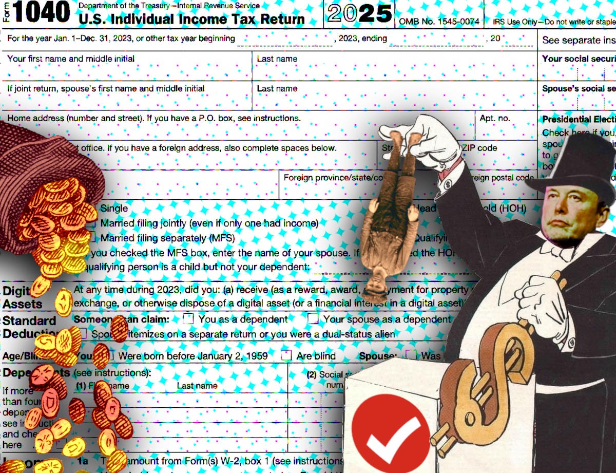 Musk steals a billion dollars from low-income Americans and sends it to ...