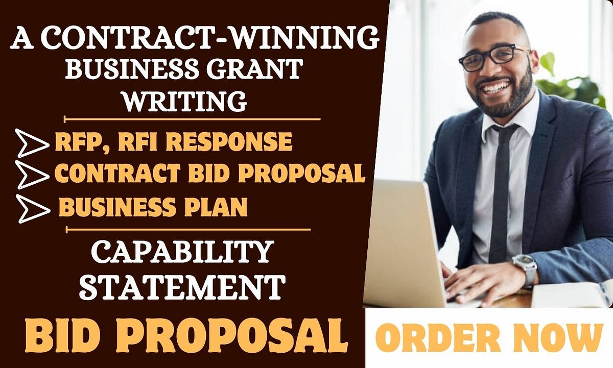 nt I will do grant writing, bid proposal, government contracts, rfp ...