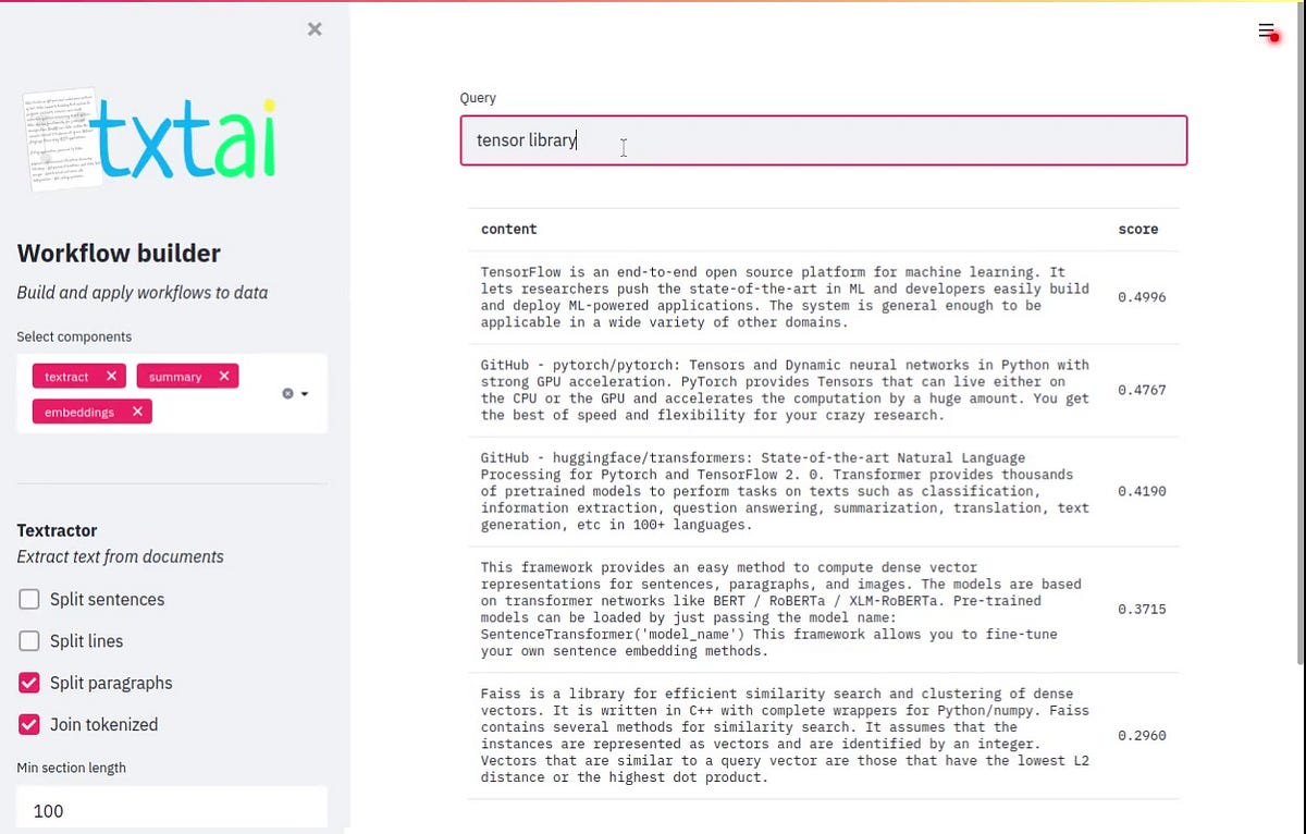 Run machine-learning workflows to transform data and build AI-powered semantic search ...