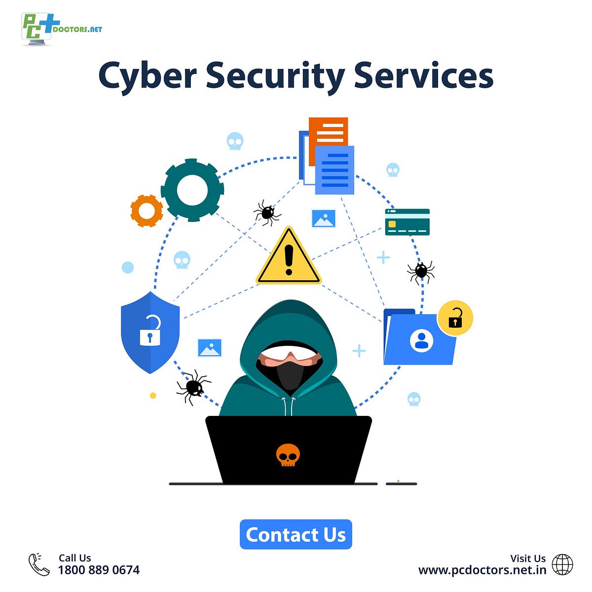 Best cyber security services company - PC DOCTORS NET - Medium