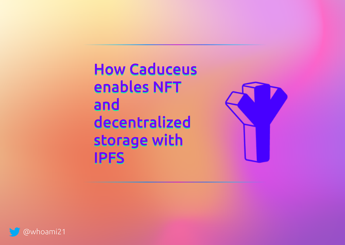 How Caduceus supports the NFT and decentralized storage ecosystem based on IPFS | by whoami | Medium