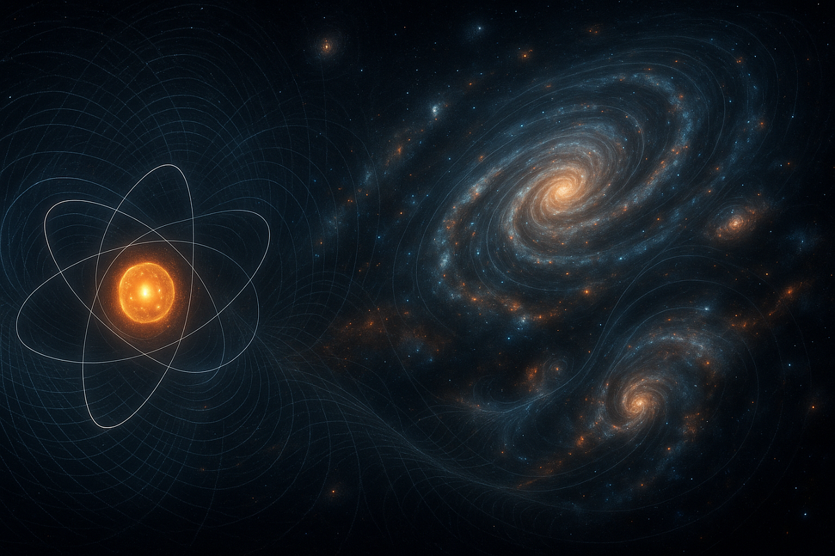 Universal Echoes: How Density Waves Connect Quantum Particles to Cosmic ...