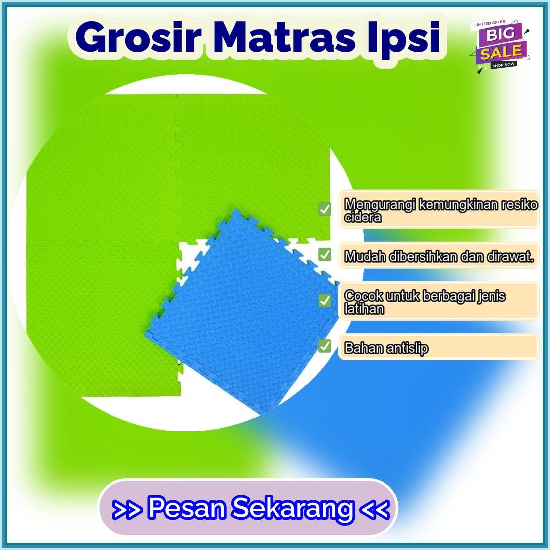 Grosir Matras Ipsi - Alat Lompat Tinggi - Medium