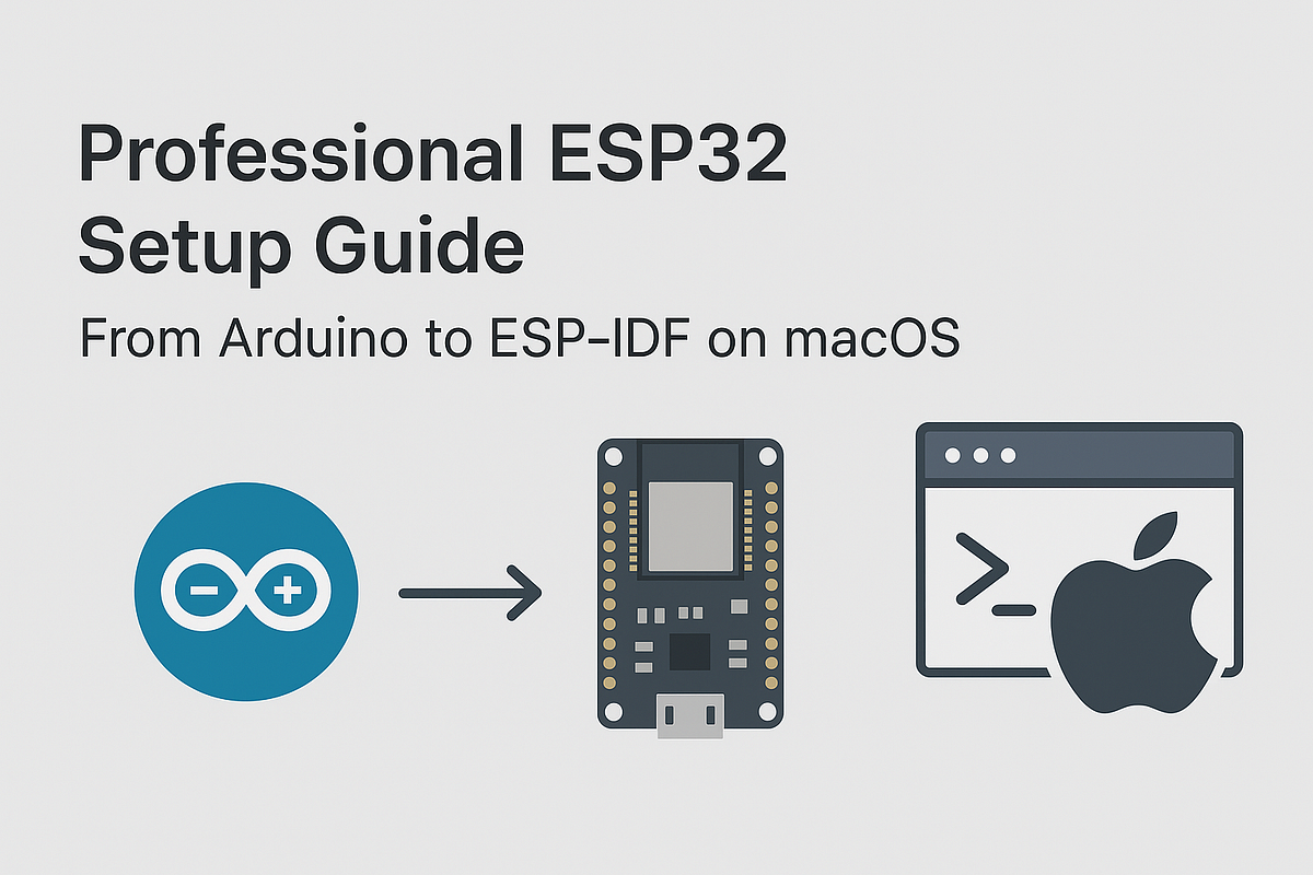 Professional ESP32 Setup Guide: From Arduino to ESP-IDF on macOS | by Kennedy Owusu | Oct, 2025 ...