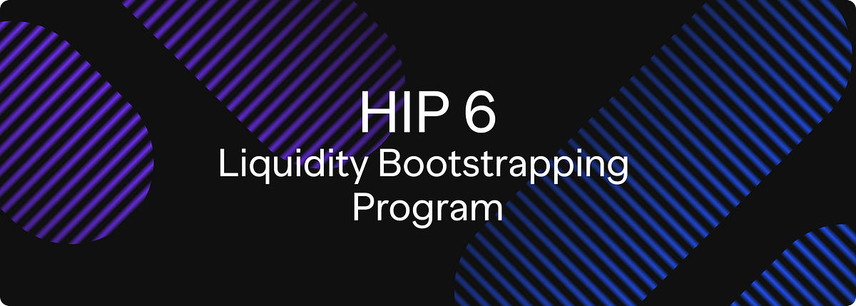 HIP 6 — Liquidity Bootstrapping Program | by Hifi Finance | Hifi ...