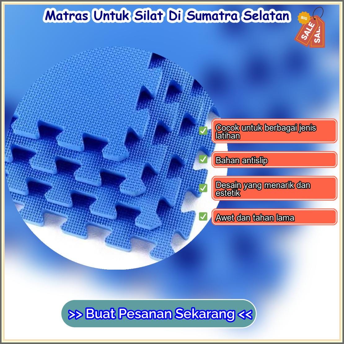 Matras Untuk Silat Di Sumatra Selatan - Matras Gulat - Medium